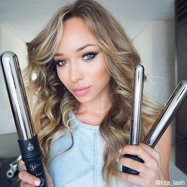 NuMe Titan 3, 3-in-1 Curling Wand, Curling Iron Set - NuMe