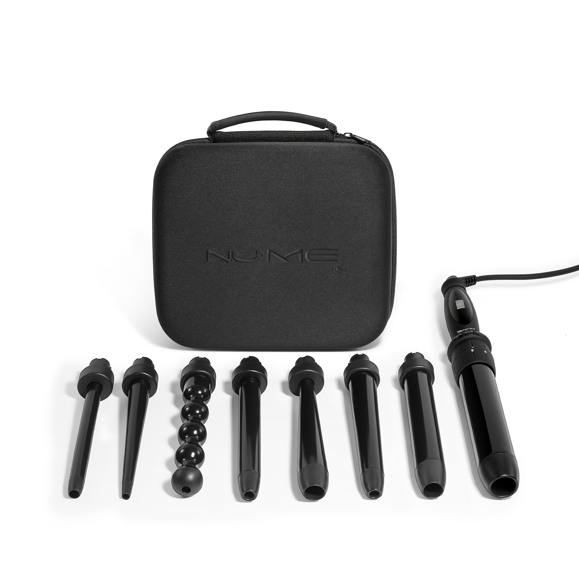 NuMe Octowand 8 in 1 Interchangeable Curling Wand Set